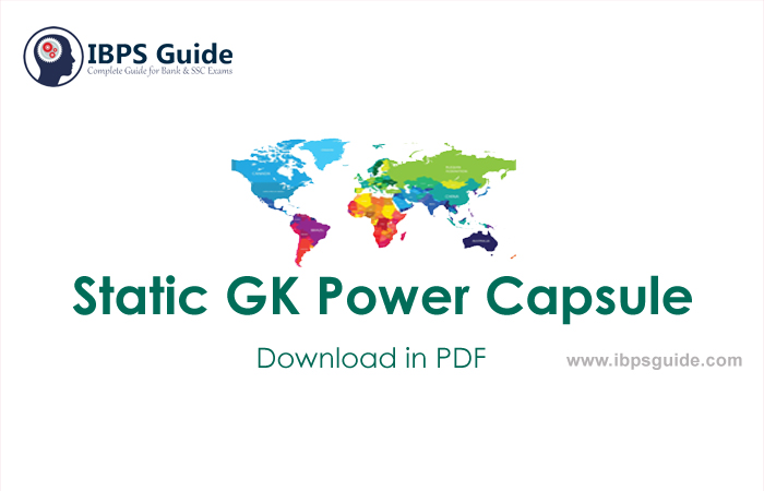 Important Static GK PDF for Bank Exams - Free Download