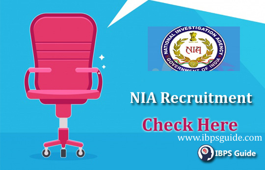 NIA Recruitment: Apply Online For NIA Inspector Job Posts