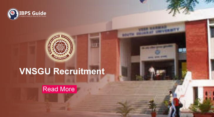 VNSGU Recruitment 2018 | 58 Various Vacancies - Check Here