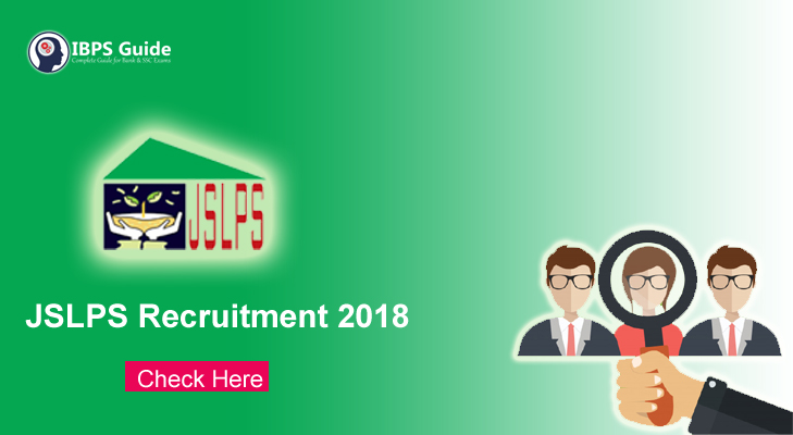 JSLPS Recruitment 2018 | 481 Various Vacancies - Apply Online