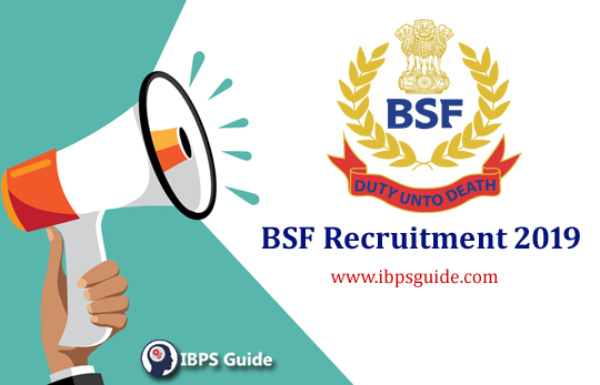 BSF Recruitment 2019: 1356 Constable (GD) Vacancy