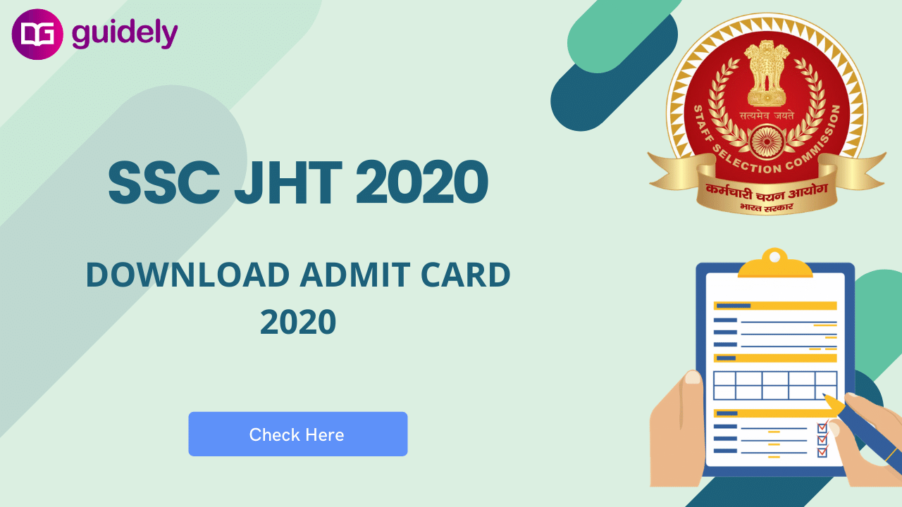 SSC JHT Admit Card 2020 | Download Tier 1 Regional Wise Call Letter