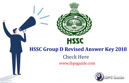 HSSC Group D 2018 | Revised Answer Key | Download Online Here