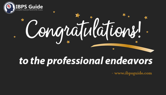 Congratulations to the professional Endeavors: You Deserve It