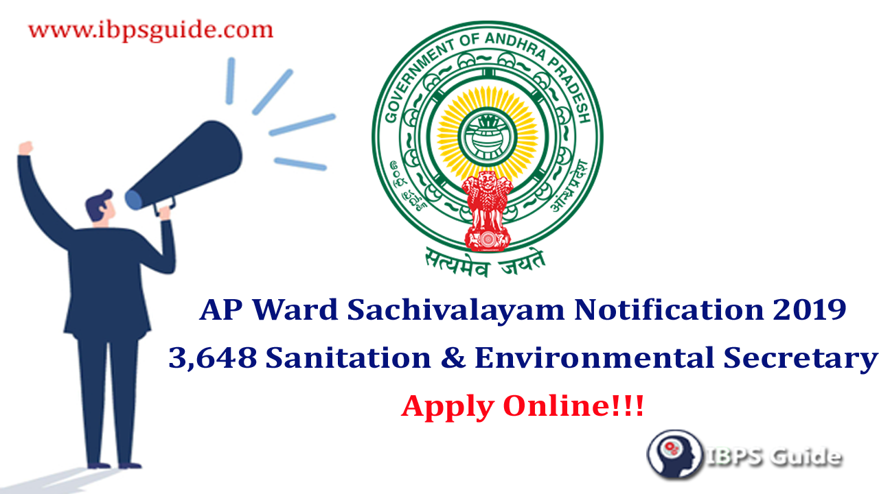 AP Ward Sachivalayam Notification 2019 | Eligibility Criteria | Apply Online