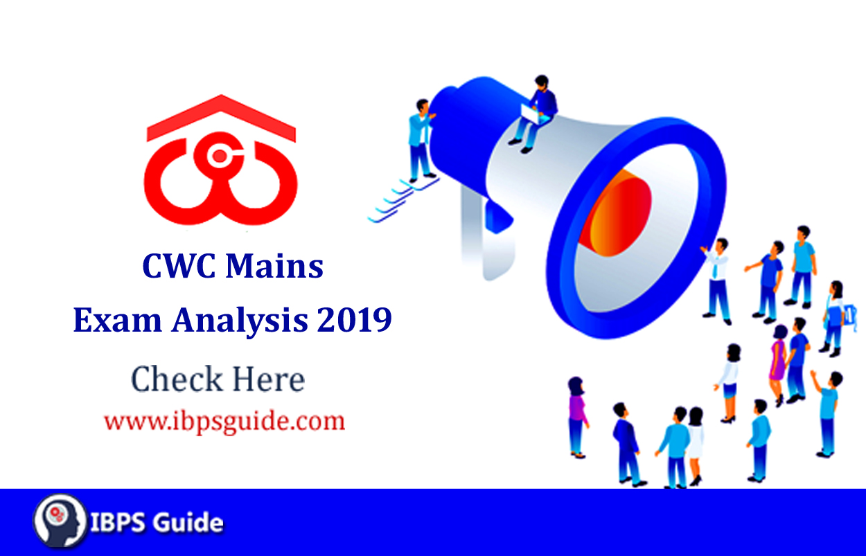 CWC Junior Superintendent Mains exam | CWC Mains Exam