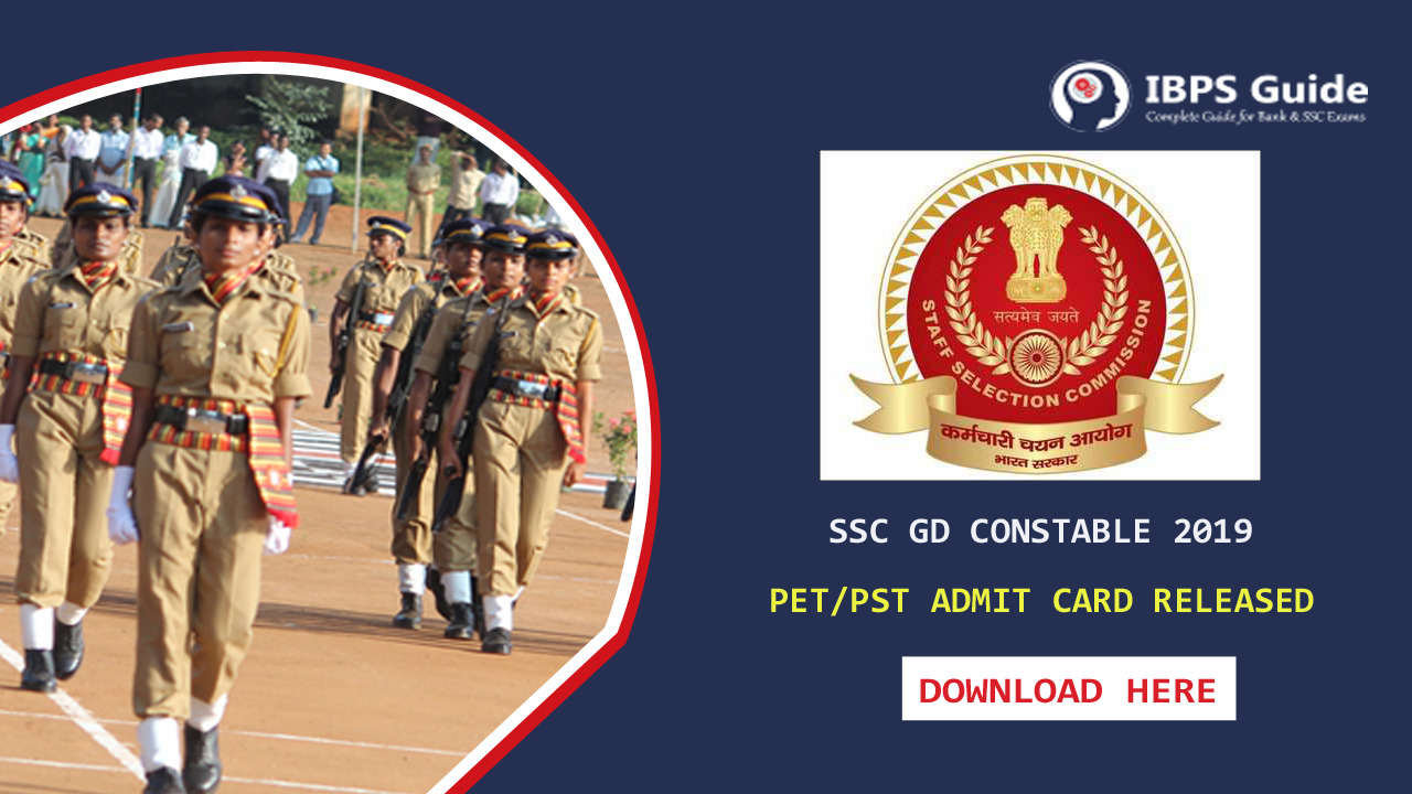 SSC GD Constable Admit Card 2019 | SSC GD Physical Admit Card 2019