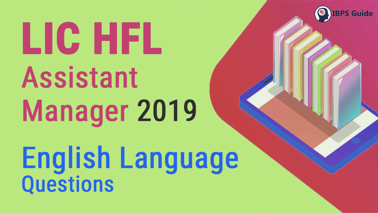 LIC HFL Assistant Manager English Language Questions - (Day-01)