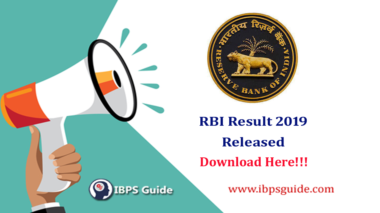 RBI Grade C Result 2019 Out : Check Your RBI Grade C Result Now