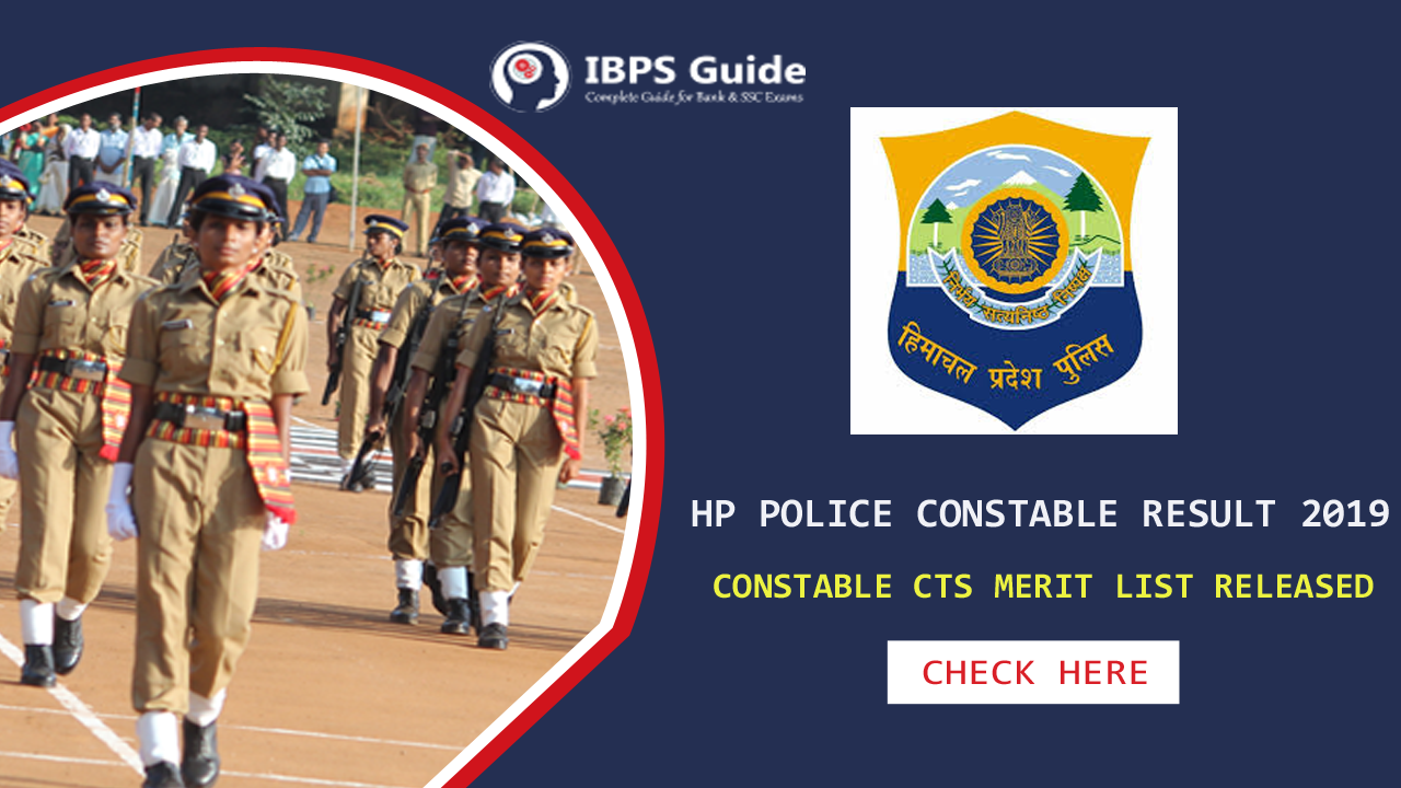 HP Police Constable Result 2020 | Constable CTS Merit List 2019-20 Out