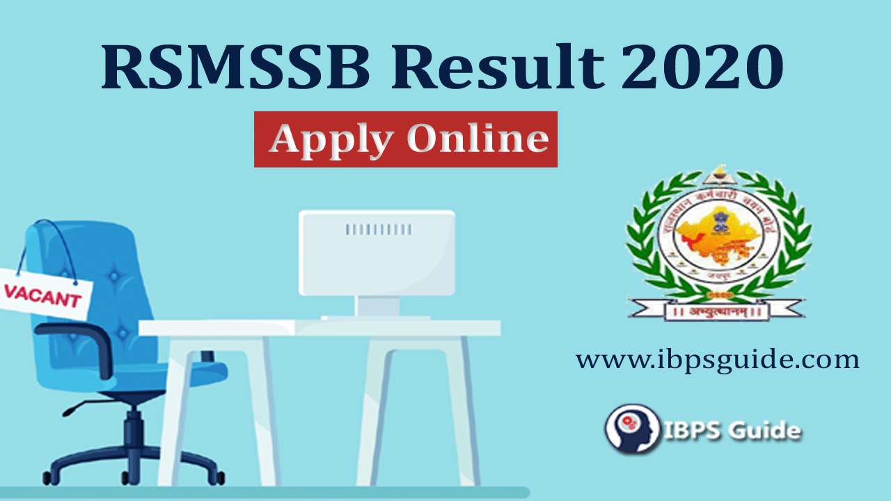 RSMSSB Revised Result | RSMSSB Result 2019-20