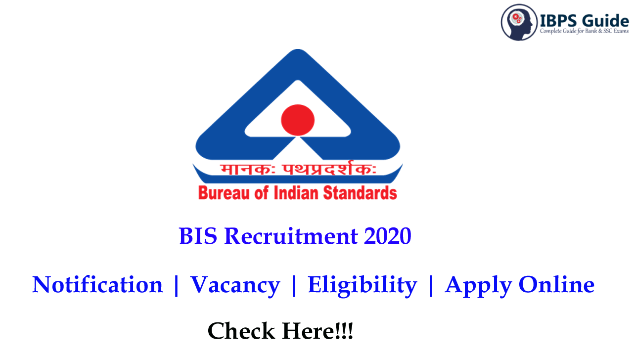 BIS Recruitment 2020 | 150 Scientist B Vacancies @ BIS Careers
