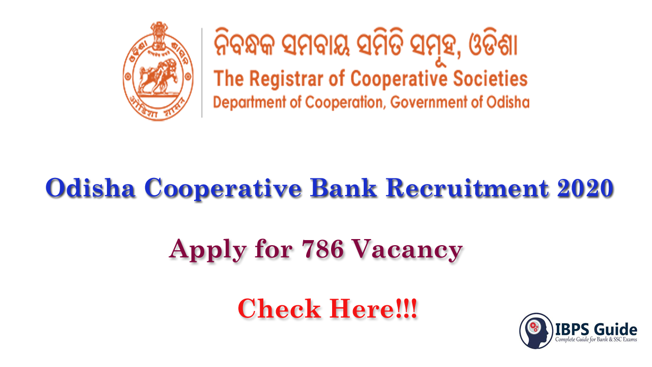 OSCB Recruitment 2020 | Apply Online for 786 Vacancy