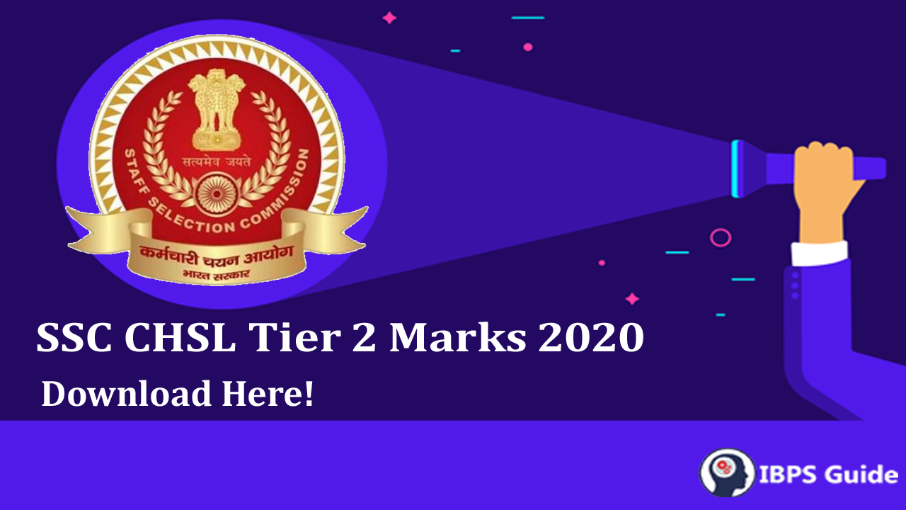 SSC CHSL Tier 2 Marks 2020 | Download SSC CHSL Notice 2020