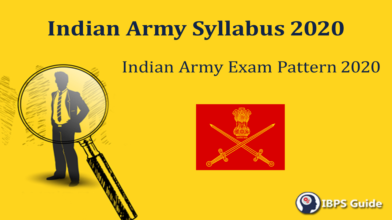Indian Army Syllabus 2020 & Indian Army Exam Pattern 2020