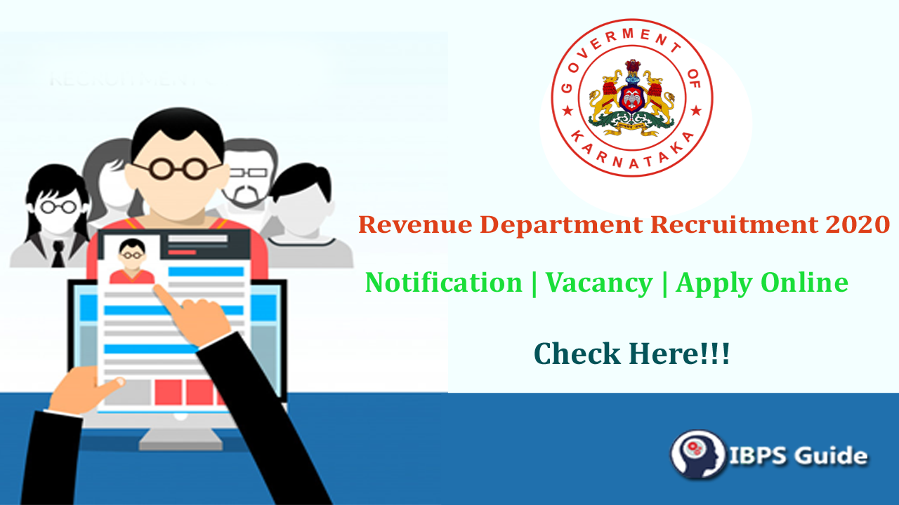 Revenue Department Recruitment 2020 | Notification | Apply Now