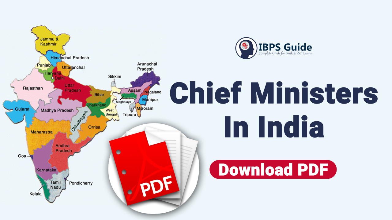 List of Chief Ministers of India 2022 PDF: Download Free PDF