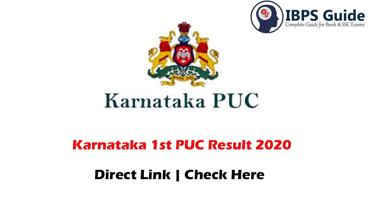 Karnataka 1st PUC Result 2020 | Direct link available here to check