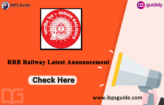 RRB Railway Latest Announcement 2020 | Ministerial & Isolated Category