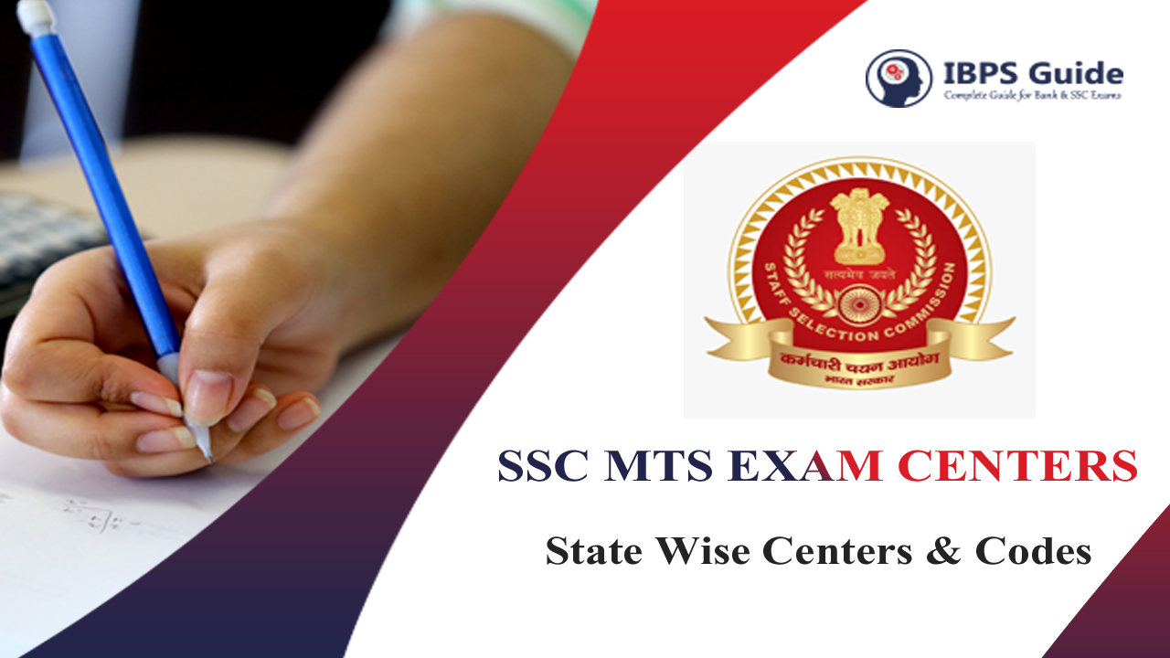 SSC MTS Exam Centers 2021 | Check State Wise Exam Centers