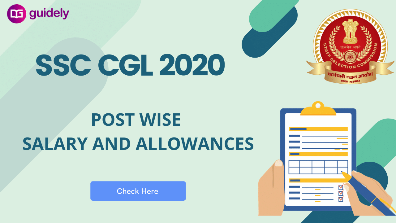 SSC CGL Salary 2020 In Hand Salary And Allowances SSC CGL Salary 2020 In Hand Salary And Allowances
