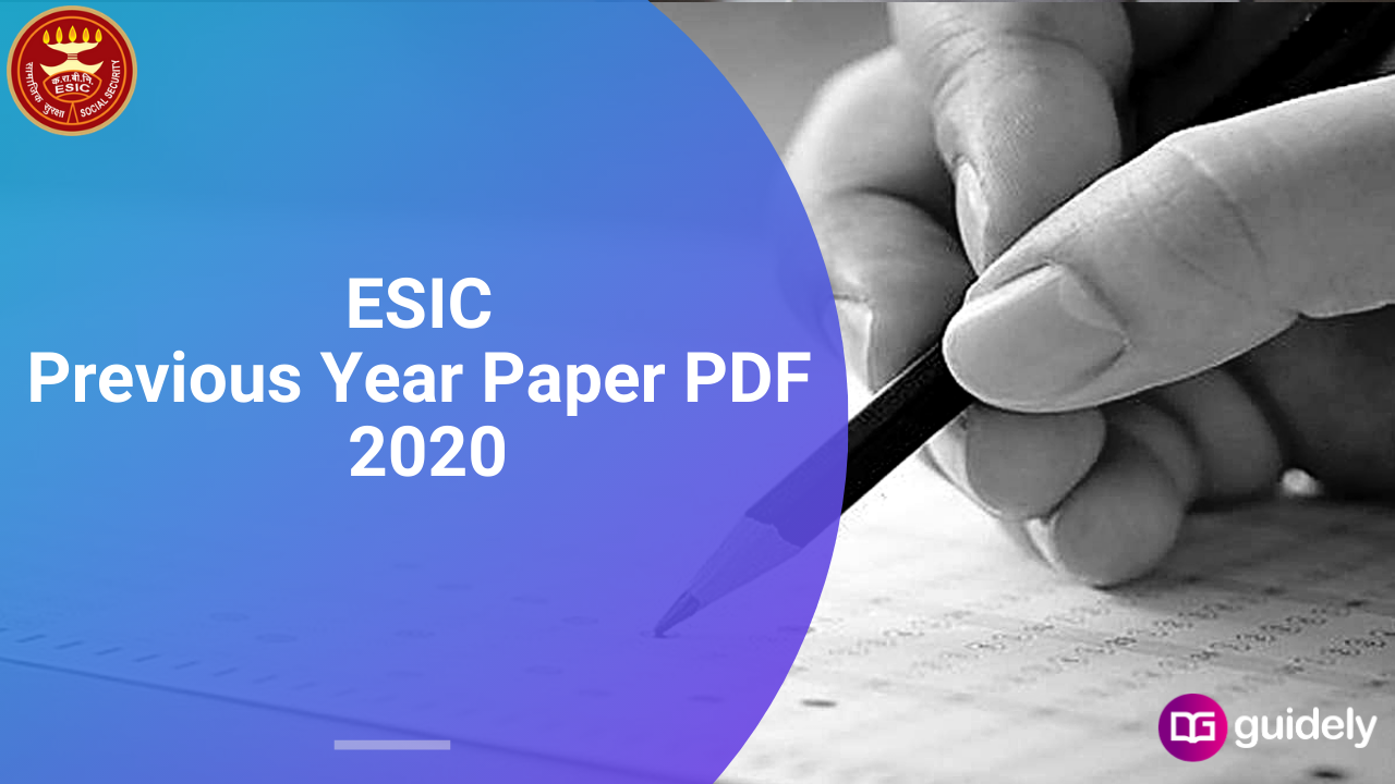 ESIC Previous Year PDF | Prepare and ace the ESIC exam.
