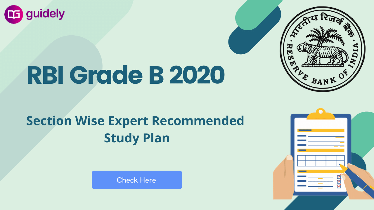 RBI Grade B Study Plan 2020 | Section Wise Expert Tips