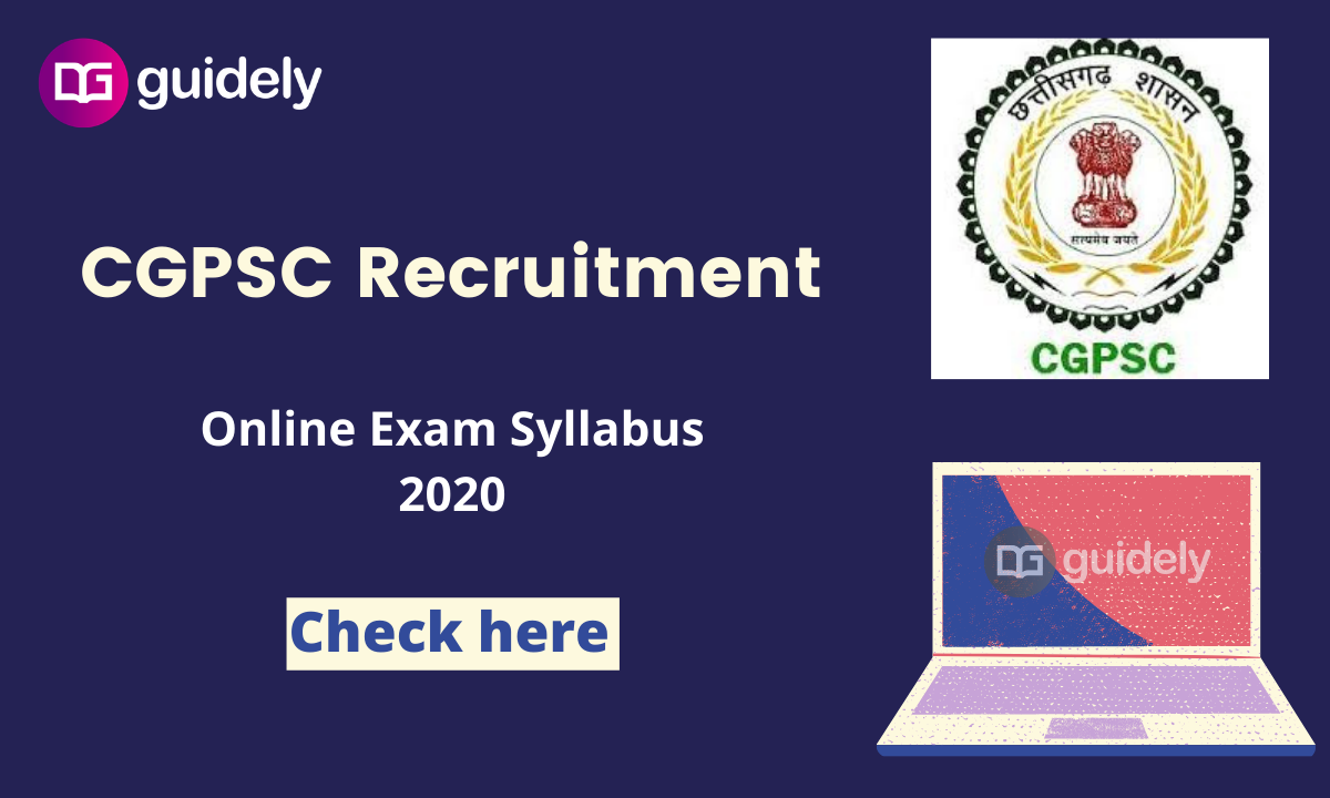 CGPSC State Service Exam Syllabus 2021 | Check Exam Pattern Here