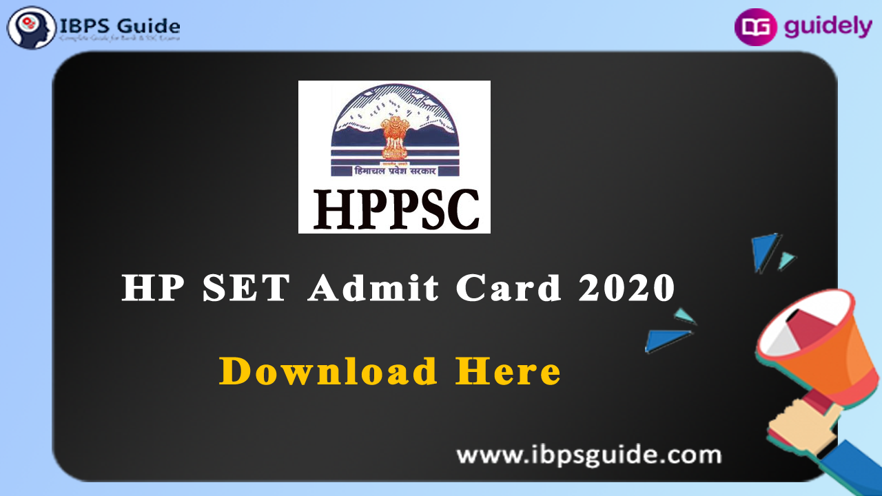 HP SET Admit Card 2020 | Download the HPPSC SET Admit Card PDF