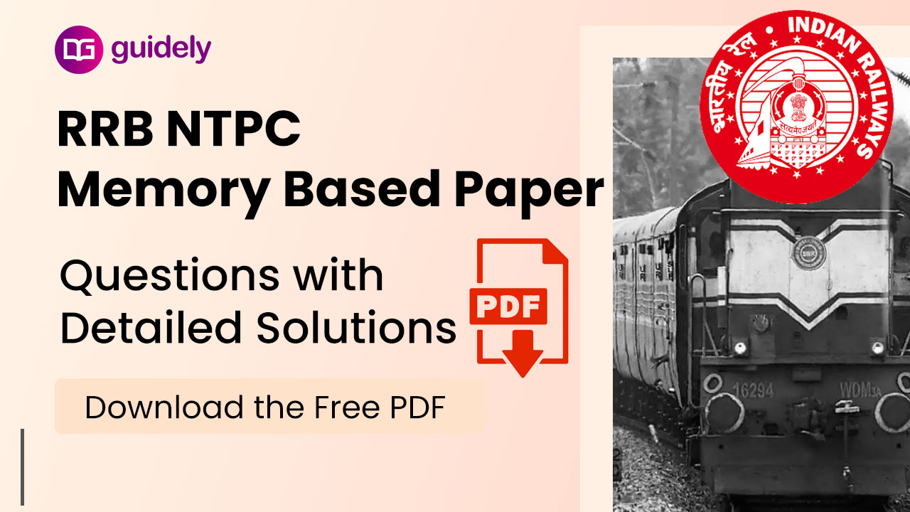 RRB NTPC Memory Based Paper PDF 22 January 2021: Download Here