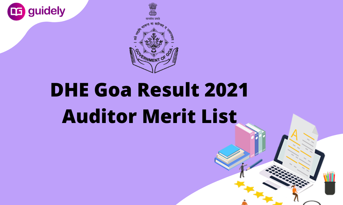 DHE Goa Auditor Result 2021: Merit List released under the seat number
