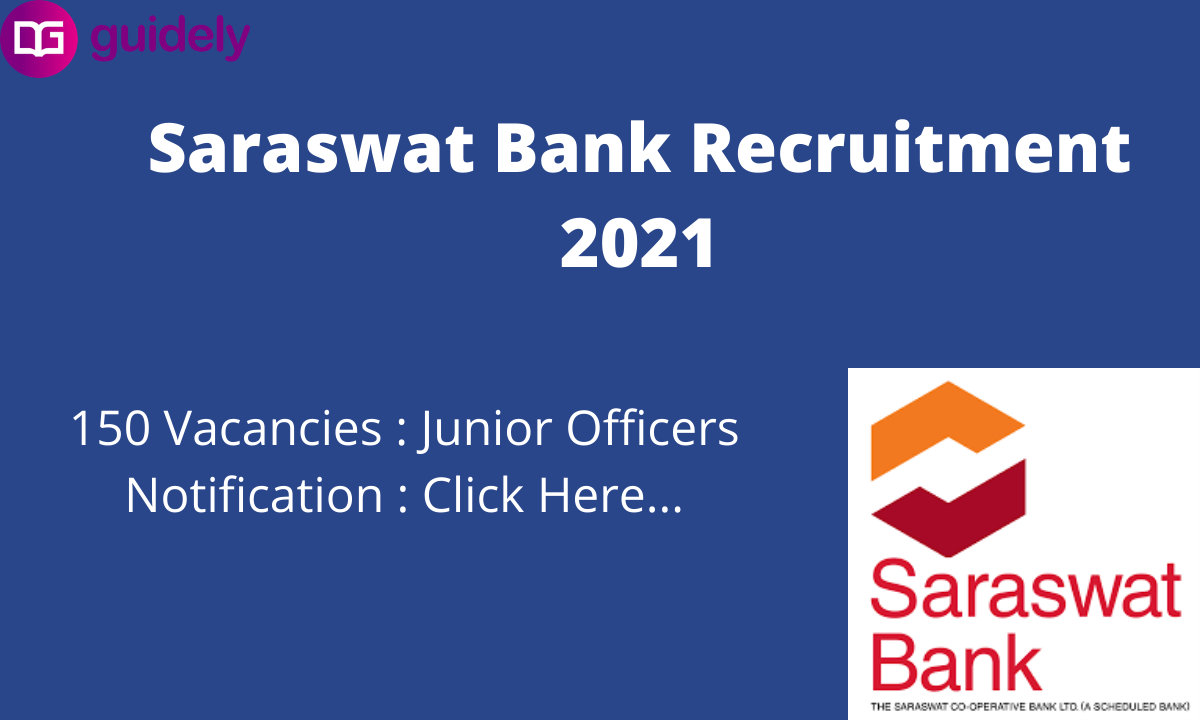 Saraswat Bank Recruitment 2021: Check Vacancy, Eligibility, Apply Online