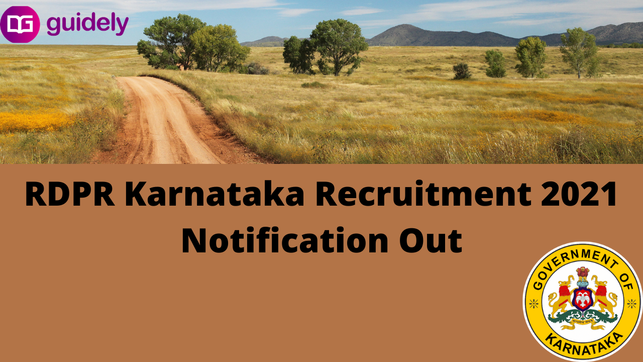 RDPR Karanataka Recruitment 2021: Notification Out with 150 Vacancy