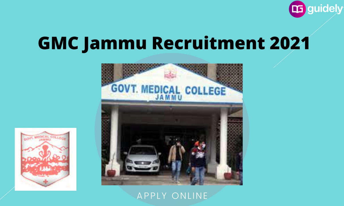 GMC Jammu Recruitment 2021: Anaesthesia Technician Posts, Apply