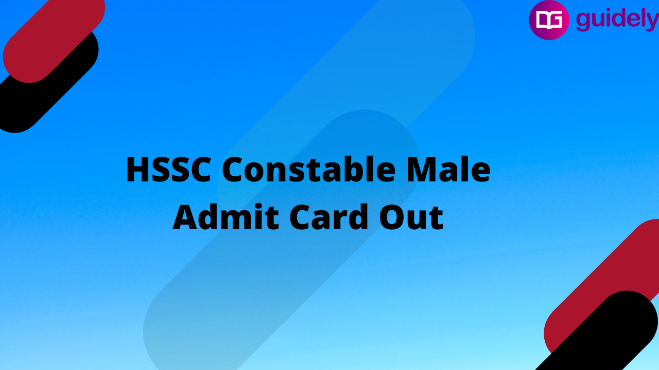 HSSC Constable Male Admit Card 2021: Download the Call Letter PDF