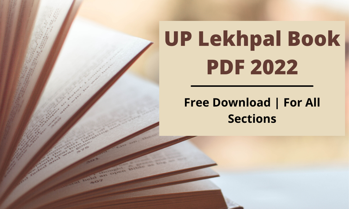 UP Lekhpal Book PDF 2022: Free Download | For All Sections