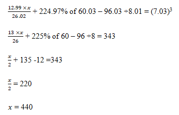 Approximation Questions for Bank Clerk Prelims