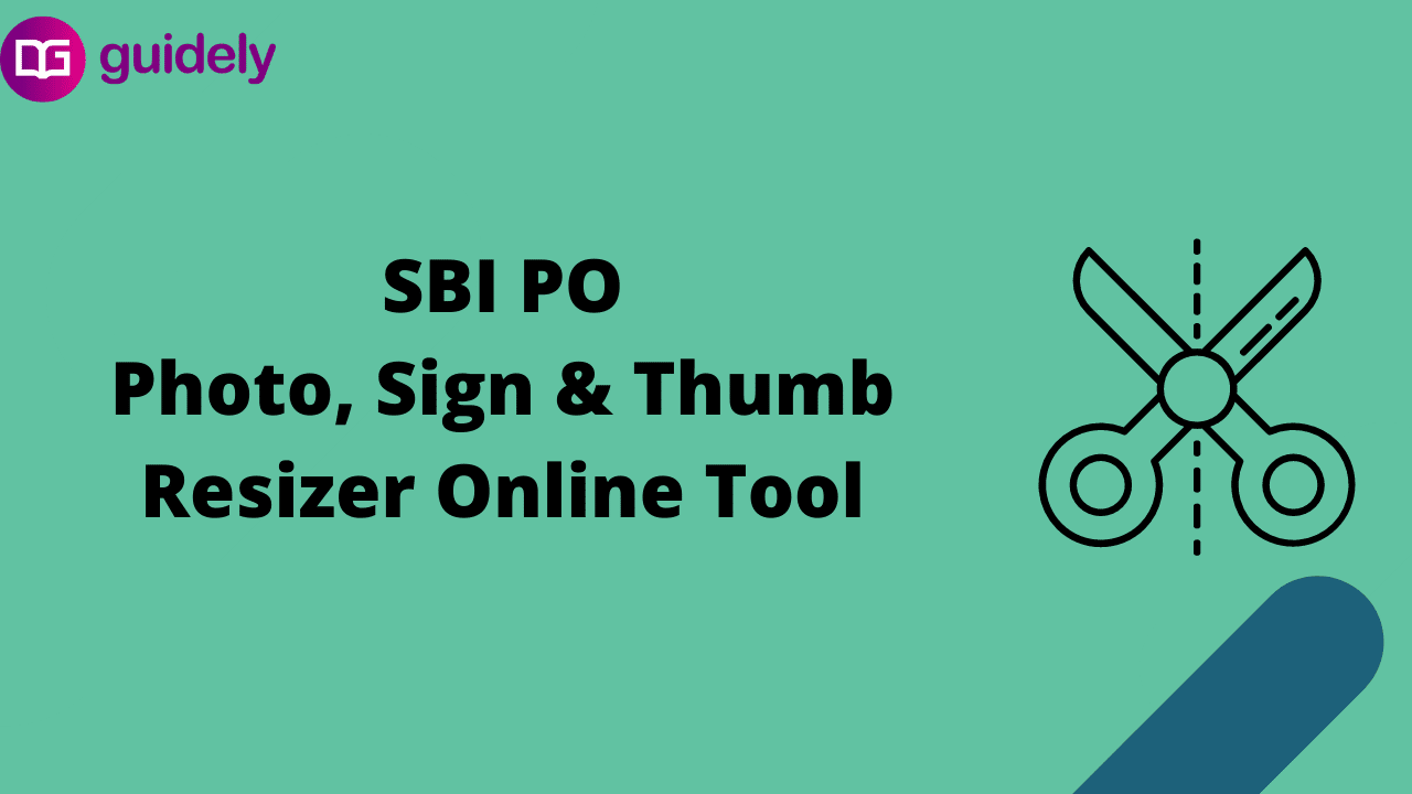 SBI PO Photo and Signature Resizer Online Tool: Check Here
