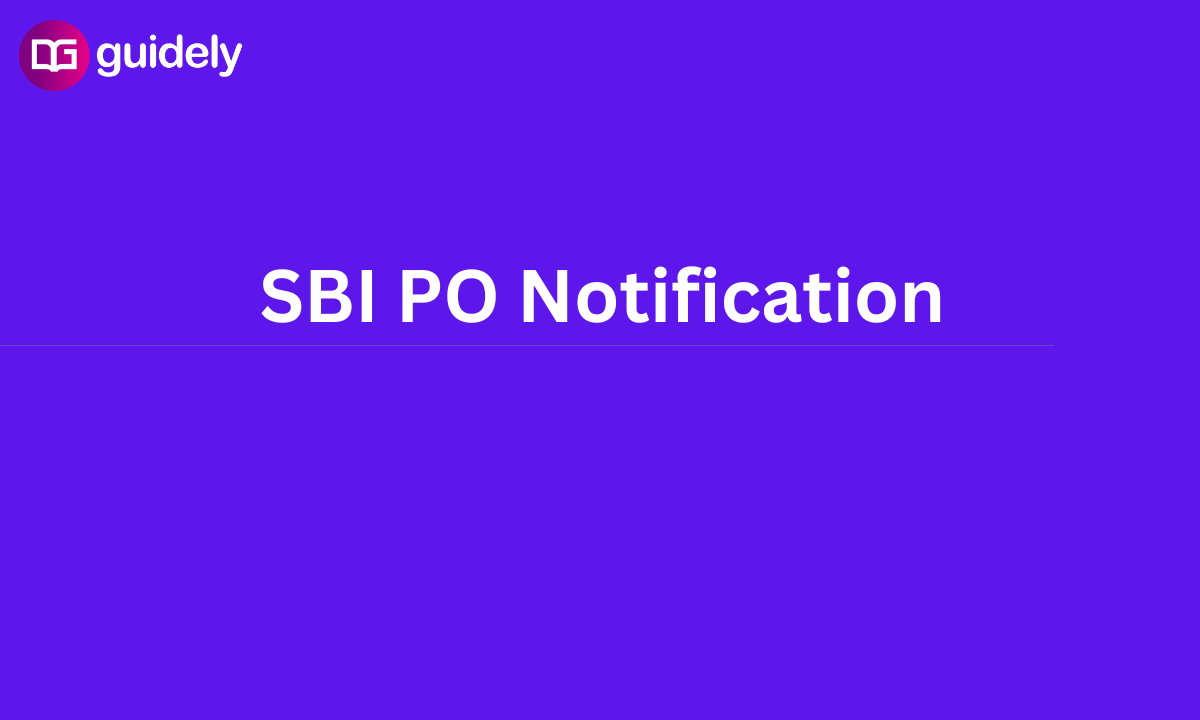 SBI PO Notification 2023 PDF Out: Check Apply Online Dates